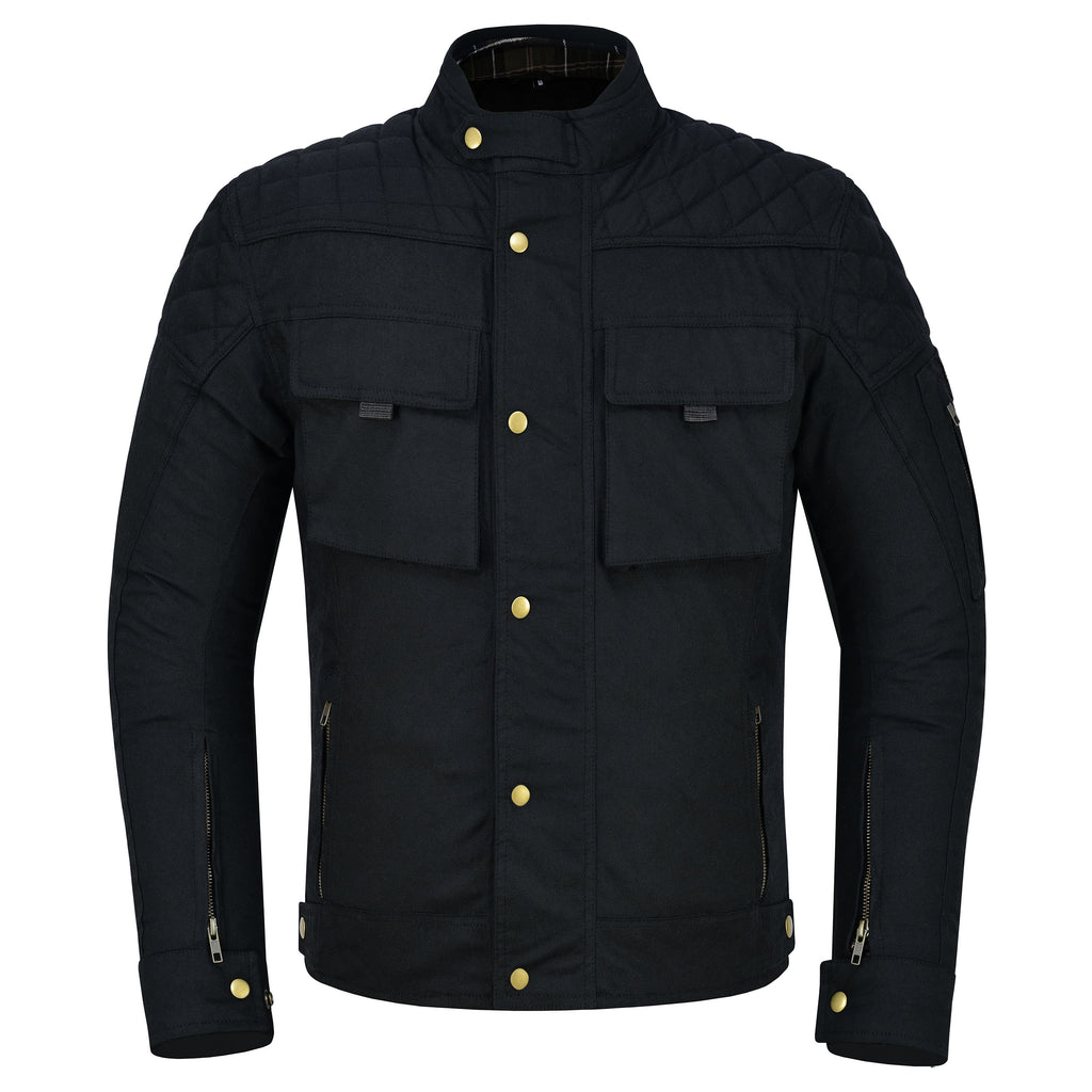 Nomad Wax Motorcycle Jacket CE Approved Vintage Riding Gear